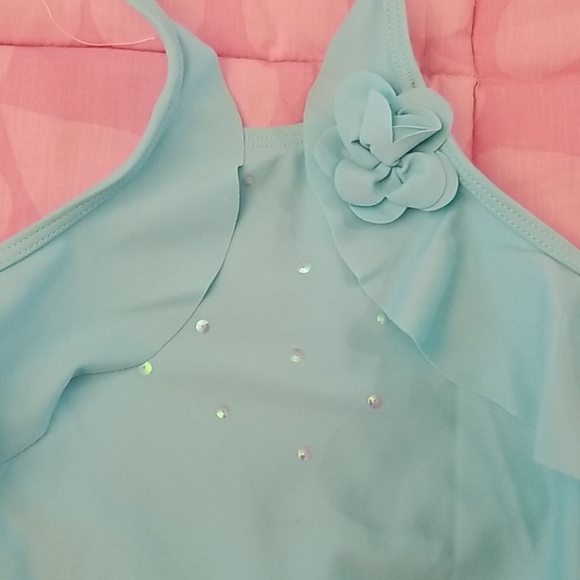 Kate Mack | Swim | Nwt Kate Mack Aqua Halter Piece Swimsuit Size 3t ...